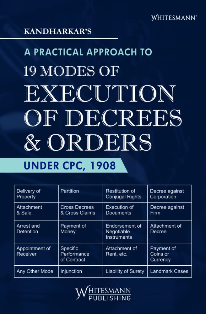 Whitesmann’s A Practical Approach To 19 Modes Of Execution Of Decrees ...